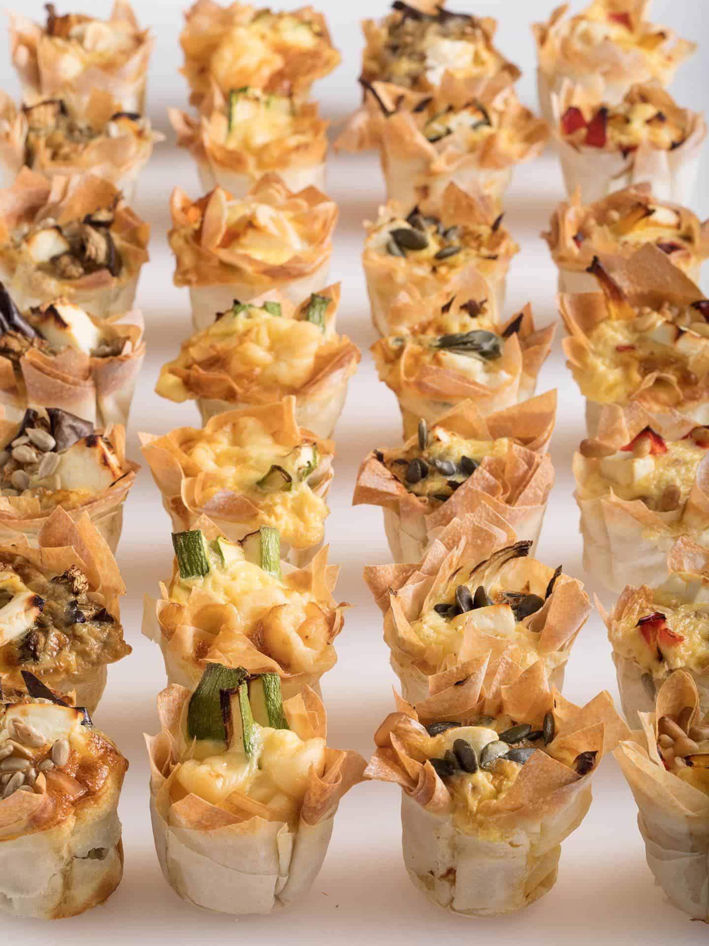 מיני קיש פילו במגוון טעמים | קאנאפס